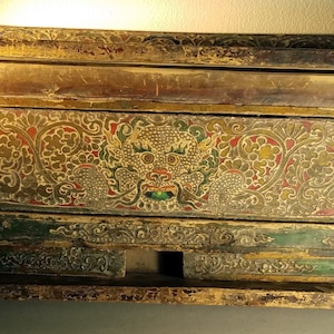 Rare Antique Tibetan Painted Alter or Choksi Tea Table - Etsy