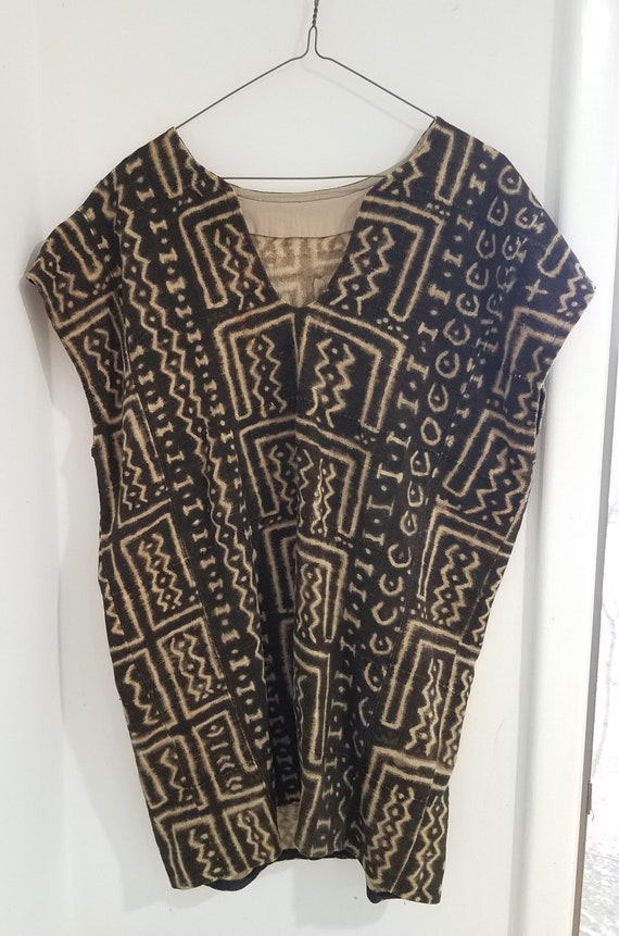 Authentic African Mud-Cloth Tunic - Gem