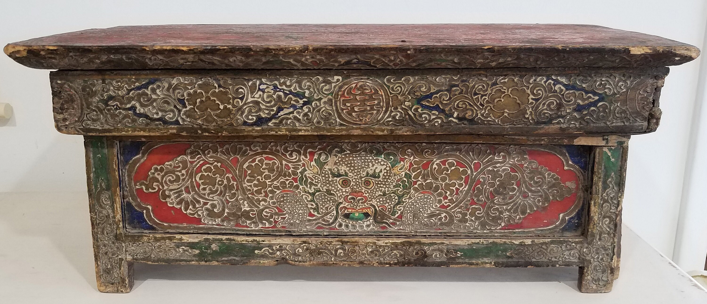 Rare Antique Tibetan Painted Alter or Choksi Tea Table - Etsy