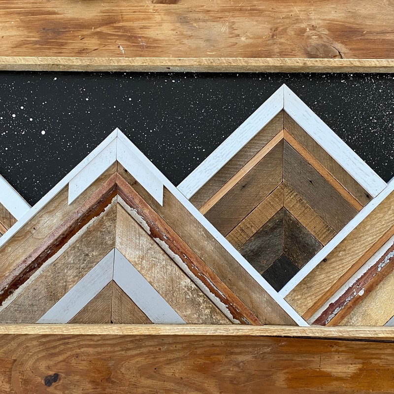 Reclaimed Wood Art - Etsy