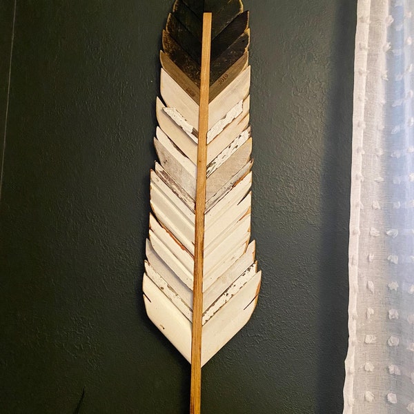 Large Feather Art - Etsy
