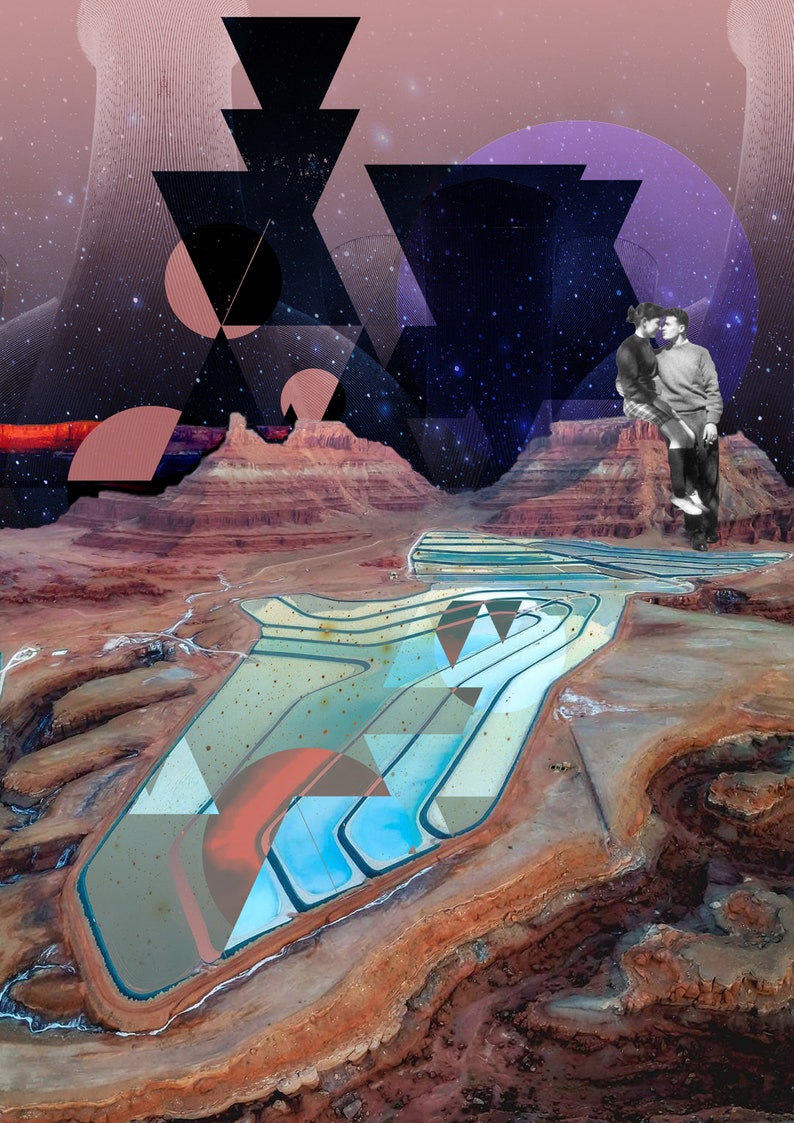 UTAH Limited Edition Collage Print - Etsy Ireland