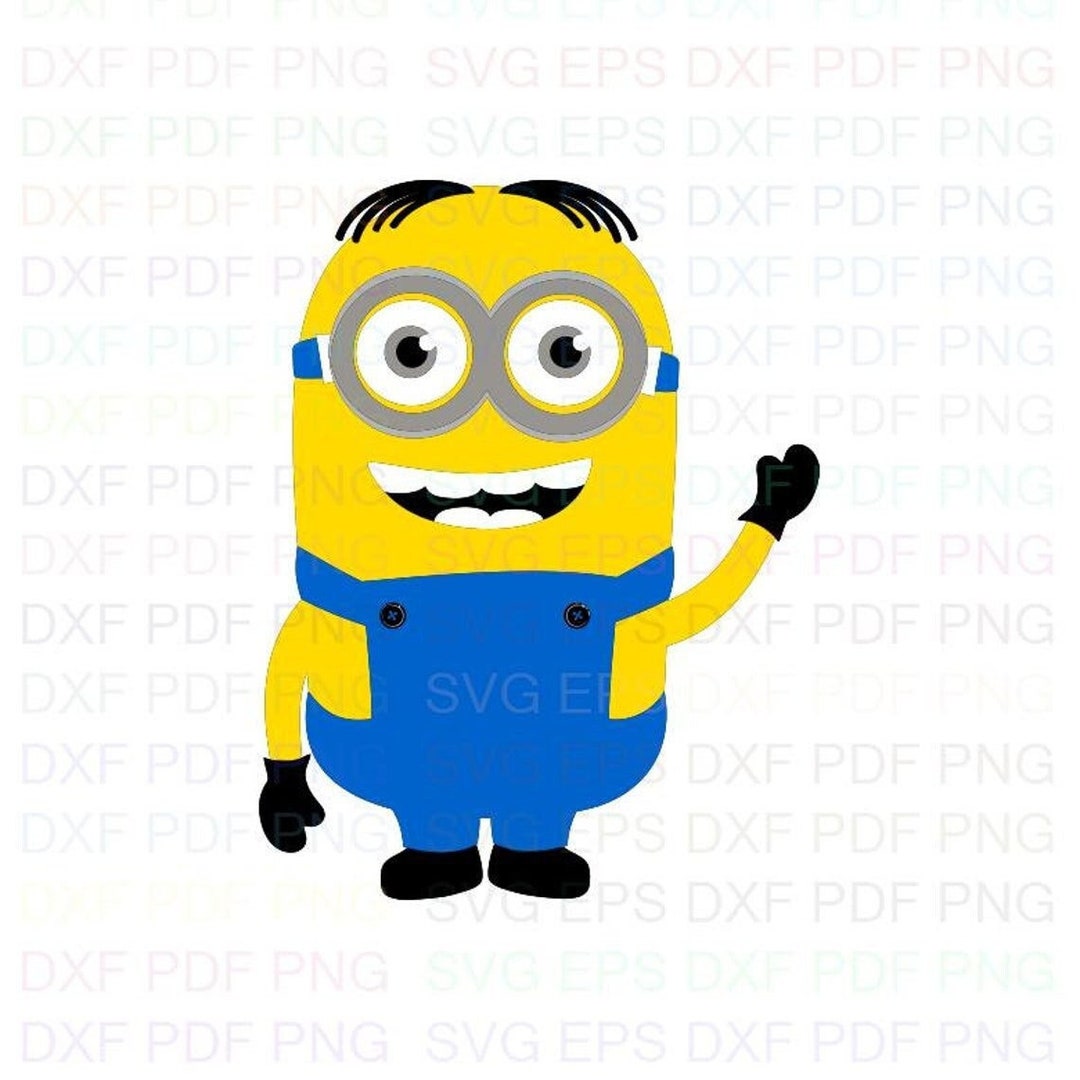 Minion_say_hi_despicable_me Svg Dxf Eps Pdf Png, Cricut, Cutting File ...