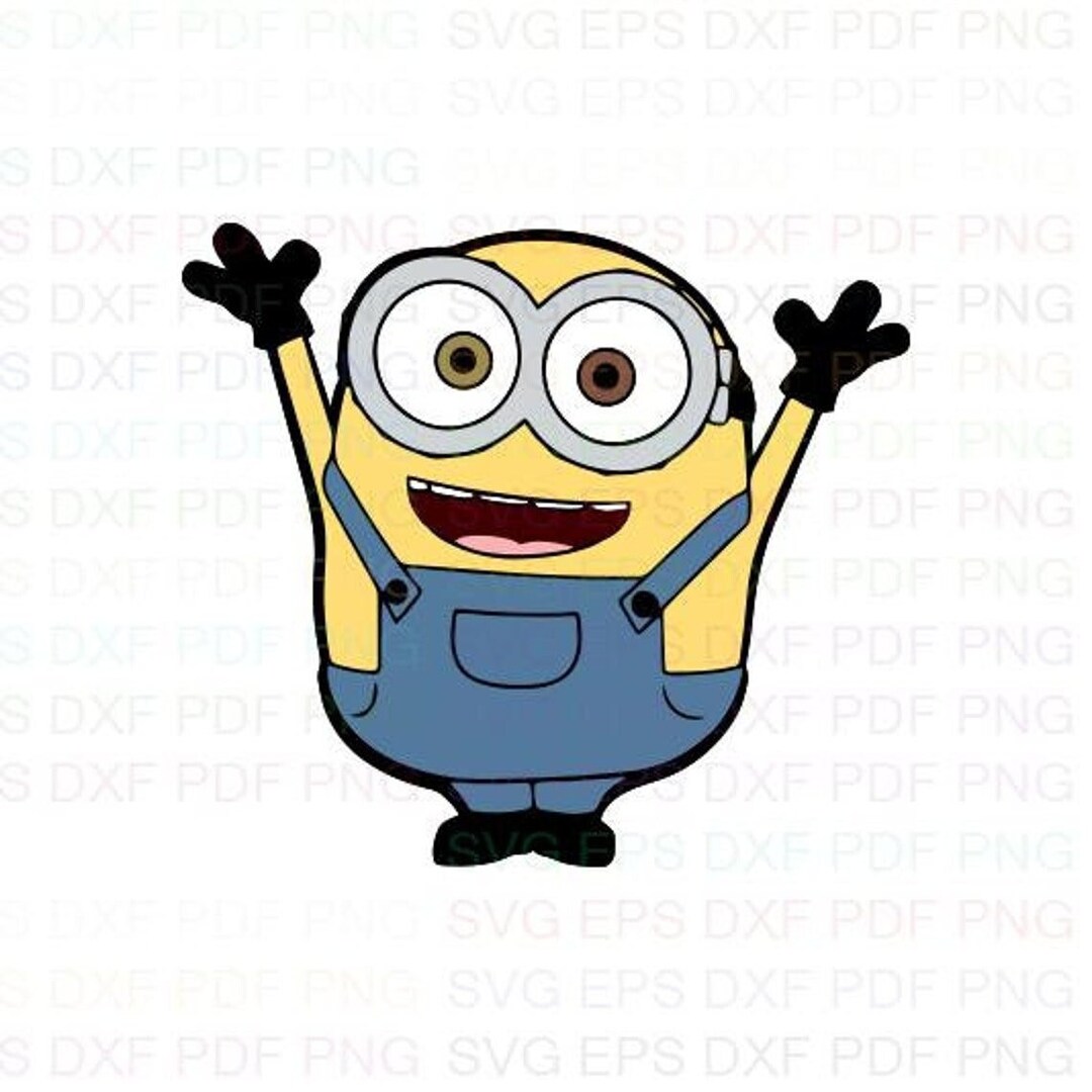 Feliz cumpleaños de los Minions Svg Dxf Eps Pdf Png, Cricut, Archivo de ...