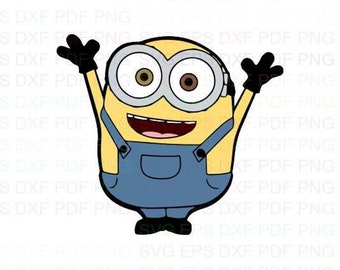 Minions_022 Svg Dxf Eps Pdf Png, Cricut, Cutting File, Vector, Clipart ...