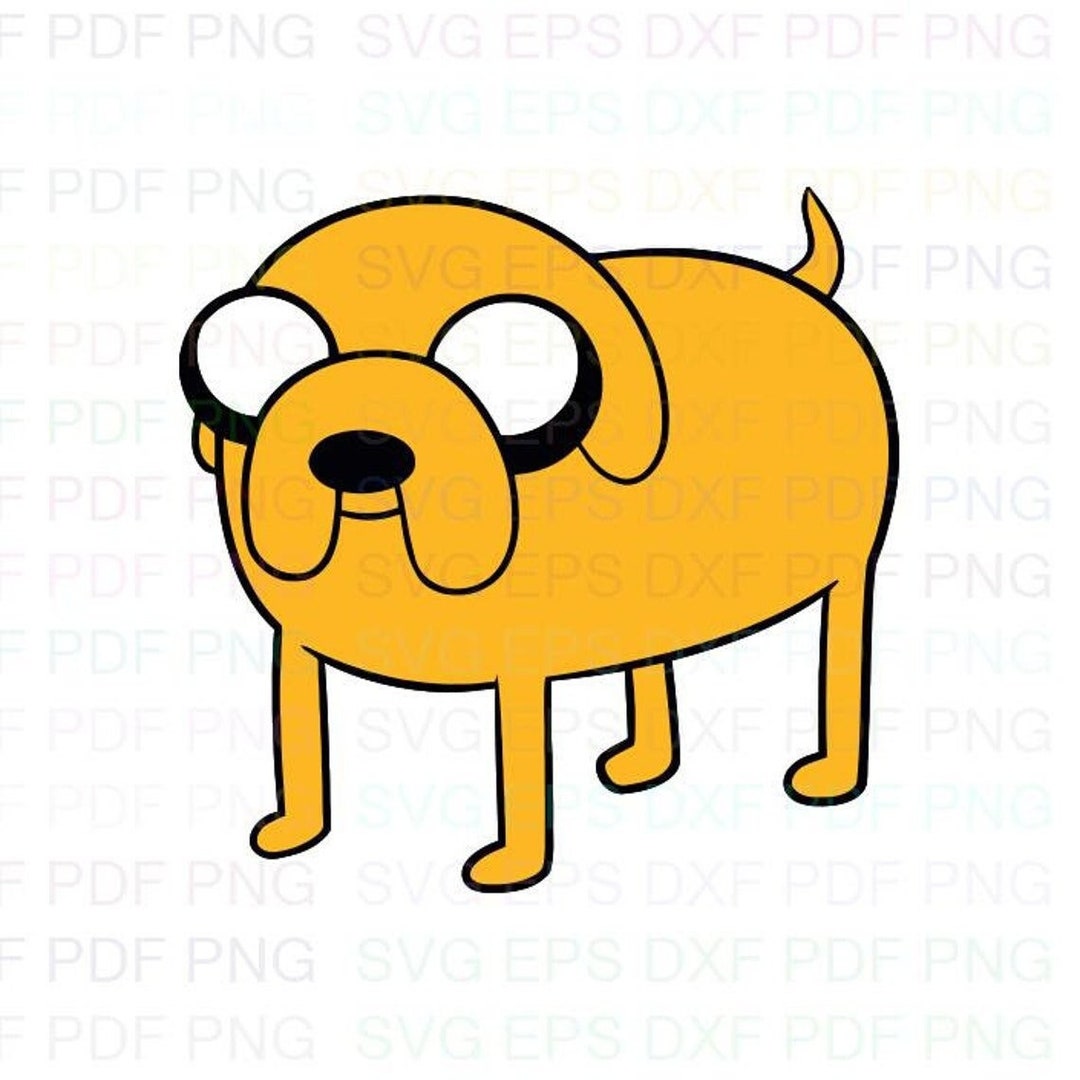 Jake_the_dog_adventure_time Svg Dxf Eps Pdf Png, Cricut, Cutting File ...