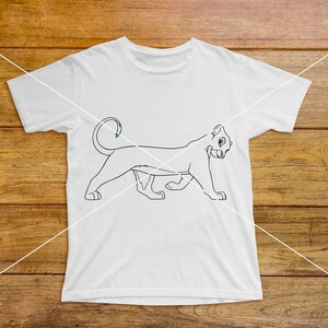 Nala_the_lion_king_6 Svg Outline Dxf Eps Pdf Png, Cricut, Cutting File ...