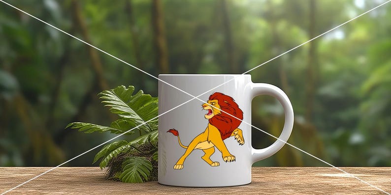 Mufasa_the_lion_king_8 SVG, Dxf Eps, Pdf Png, Cricut, Plotterdatei, Vektor, Clipart - Instant ...