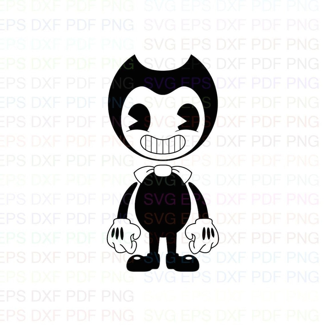 Bendy_and_the_ink_machine Svg Outline Dxf Eps Pdf Png, Cricut, Cutting ...