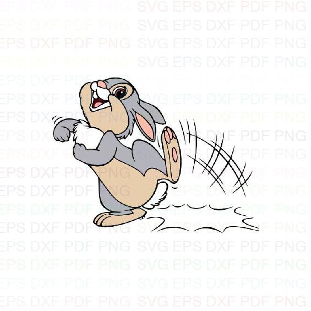 Thumper12_svg Svg Dxf Eps Pdf Png, Cricut, Cutting File, Vector ...