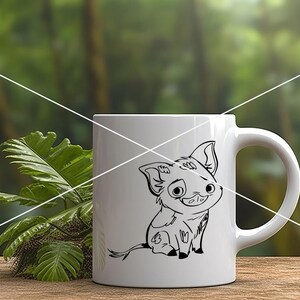 Pua2_svg Svg Outline Dxf Eps Pdf Png, Cricut, Cutting File, Vector ...