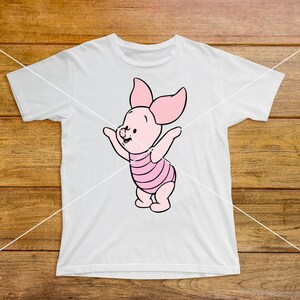 Baby_piglet_cheering_winnie_the_pooh Svg Dxf Eps Pdf Png, Cricut ...