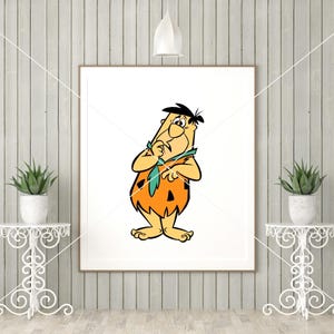 Fred_flintstone_the_flintstones_7 Svg Dxf Eps Pdf Png, Cricut, Cutting ...