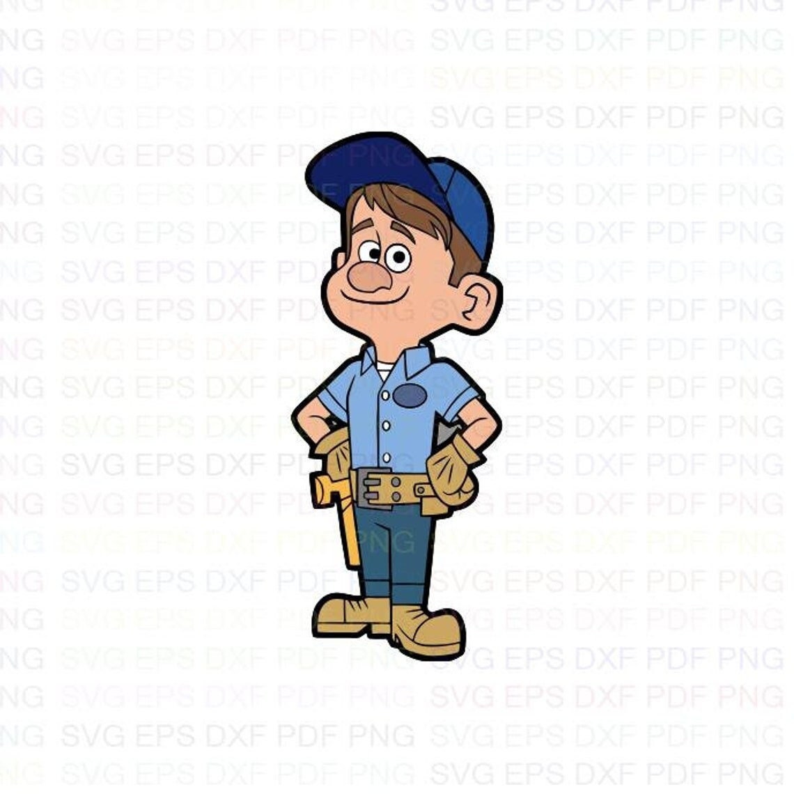 Fix_it_felix_wreck_it_ralph Svg Dxf Eps Pdf Png, Cricut, Cutting File ...