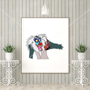 Rafiki_the_lion_king_4 Svg Dxf Eps Pdf Png, Cricut, Cutting File ...