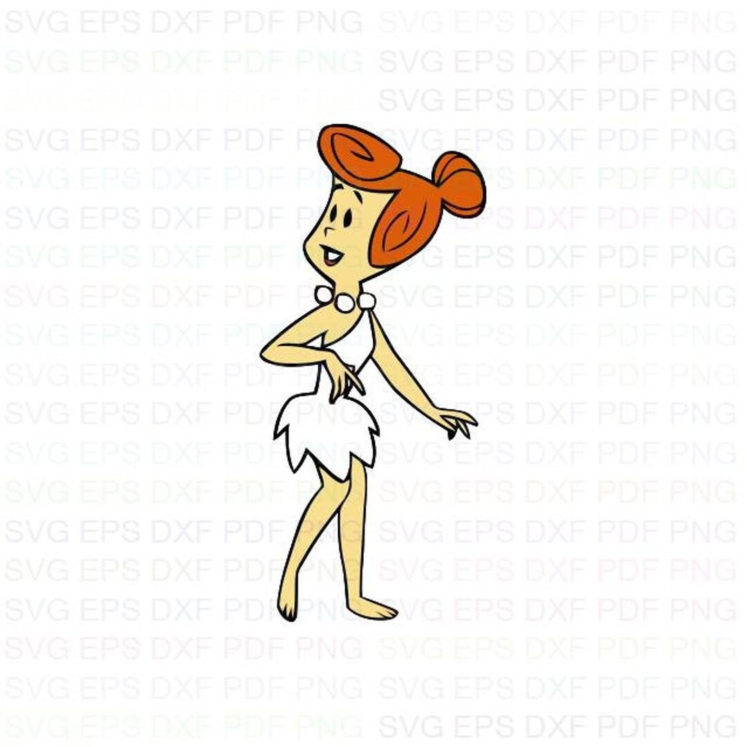 Wilma_flintstone_the_flintstones Svg Dxf Eps Pdf Png, Cricut, Cutting ...