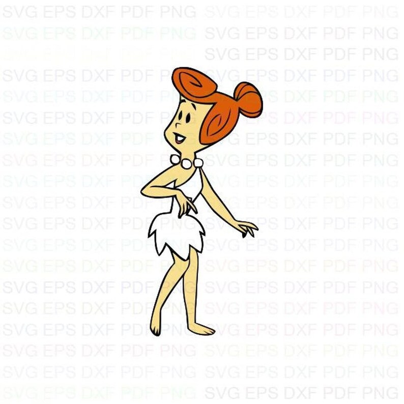 Wilma_flintstone_the_flintstones Svg Dxf Eps Pdf Png, Cricut, Cutting ...