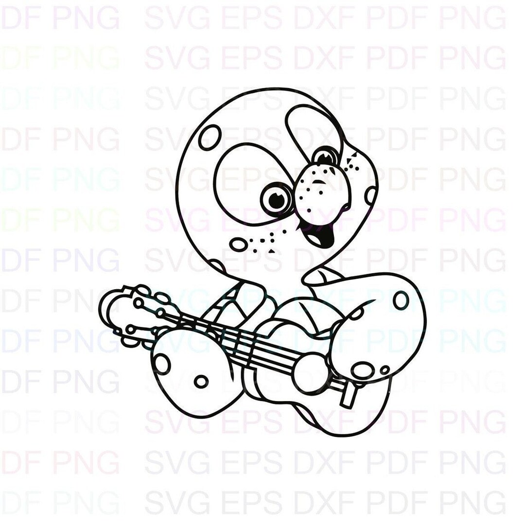 Olu_duffy_and_friends Svg Outline Dxf Eps Pdf Png, Cricut, Cutting File ...