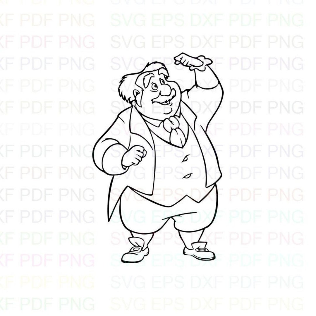 Maurice_belles_father_beauty_and_the_beast Svg Outline Dxf Eps Pdf Png ...