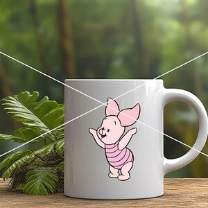 Baby_piglet_cheering_winnie_the_pooh Svg Dxf Eps Pdf Png, Cricut ...
