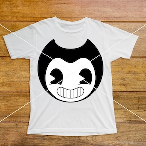 Bendy_face_bendy_and_the_ink_machine Svg Dxf Eps Pdf Png, Cricut ...