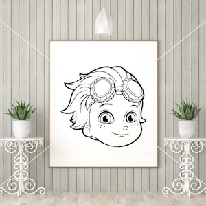 Rusty_rivets_face Svg Outline Dxf Eps Pdf Png, Cricut, Cutting File ...
