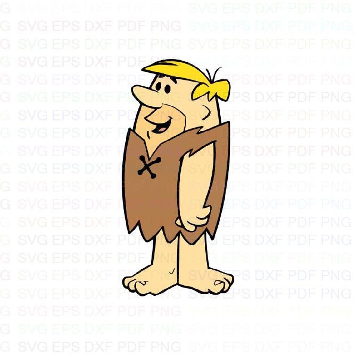Barney_rubble_the_flintstones_4 Svg Dxf Eps Pdf Png, Cricut, Cutting ...