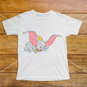 Dumbo_flying_elephant_3 Svg Dxf Eps Pdf Png, Cricut, Cutting File ...