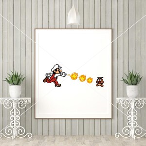 Super_mario_and_mushroom_goomba Svg Dxf Eps Pdf Png, Cricut, Cutting ...