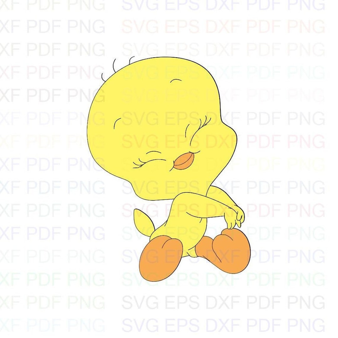 Baby_tweety_baby_looney_tunes_2 Svg Dxf Eps Pdf Png, Cricut, Cutting ...