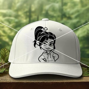 Vanellope_von_schweetz_princess_3_wreck_it_ralph Svg Outline Dxf Eps ...