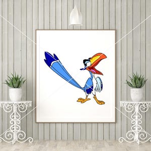 Zazu_the_lion_king_2 Svg Dxf Eps Pdf Png, Cricut, Cutting File, Vector ...
