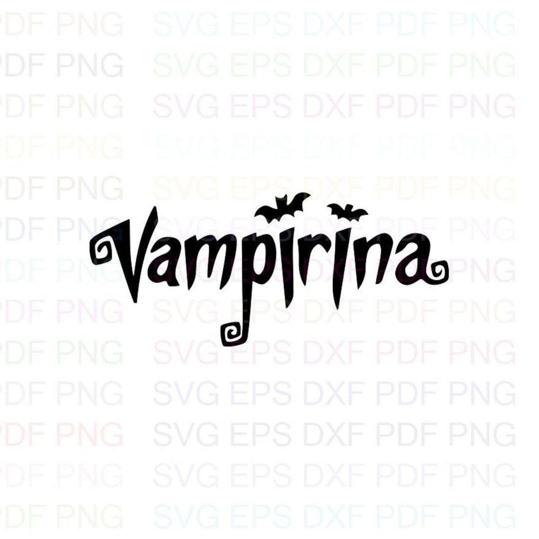 Vampirina_logo Svg Outline Dxf Eps Pdf Png, Cricut, Cutting File ...