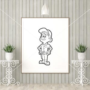 Fix_it_felix_wreck_it_ralph Svg Outline Dxf Eps Pdf Png, Cricut ...