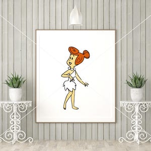 Wilma_flintstone_the_flintstones Svg Dxf Eps Pdf Png, Cricut, Cutting ...
