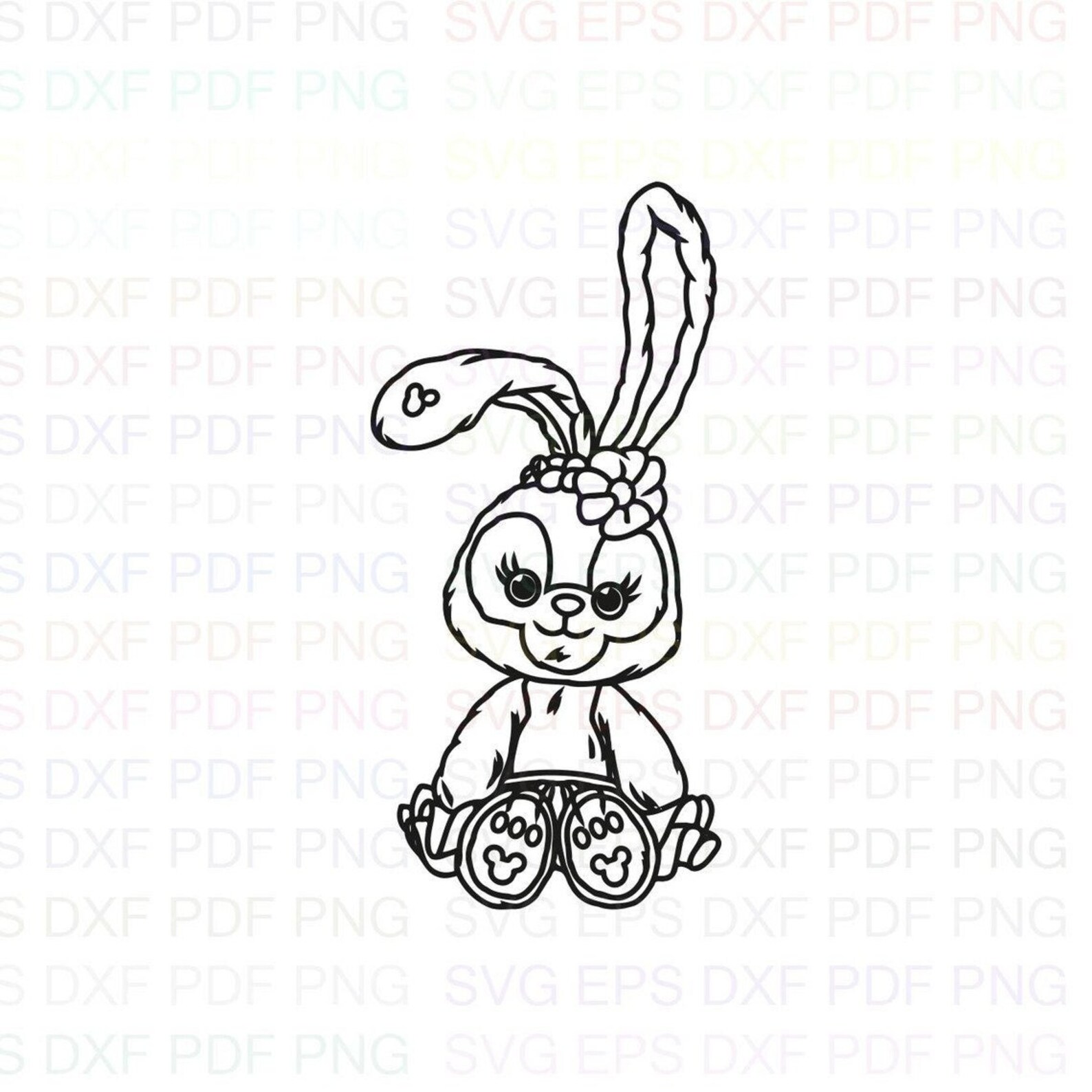 Stella_lou_duffy_and_friends Svg Outline Dxf Eps Pdf Png, Cricut ...