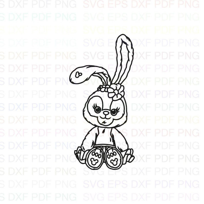 Stella_lou_duffy_and_friends Svg Outline Dxf Eps Pdf Png, Cricut ...