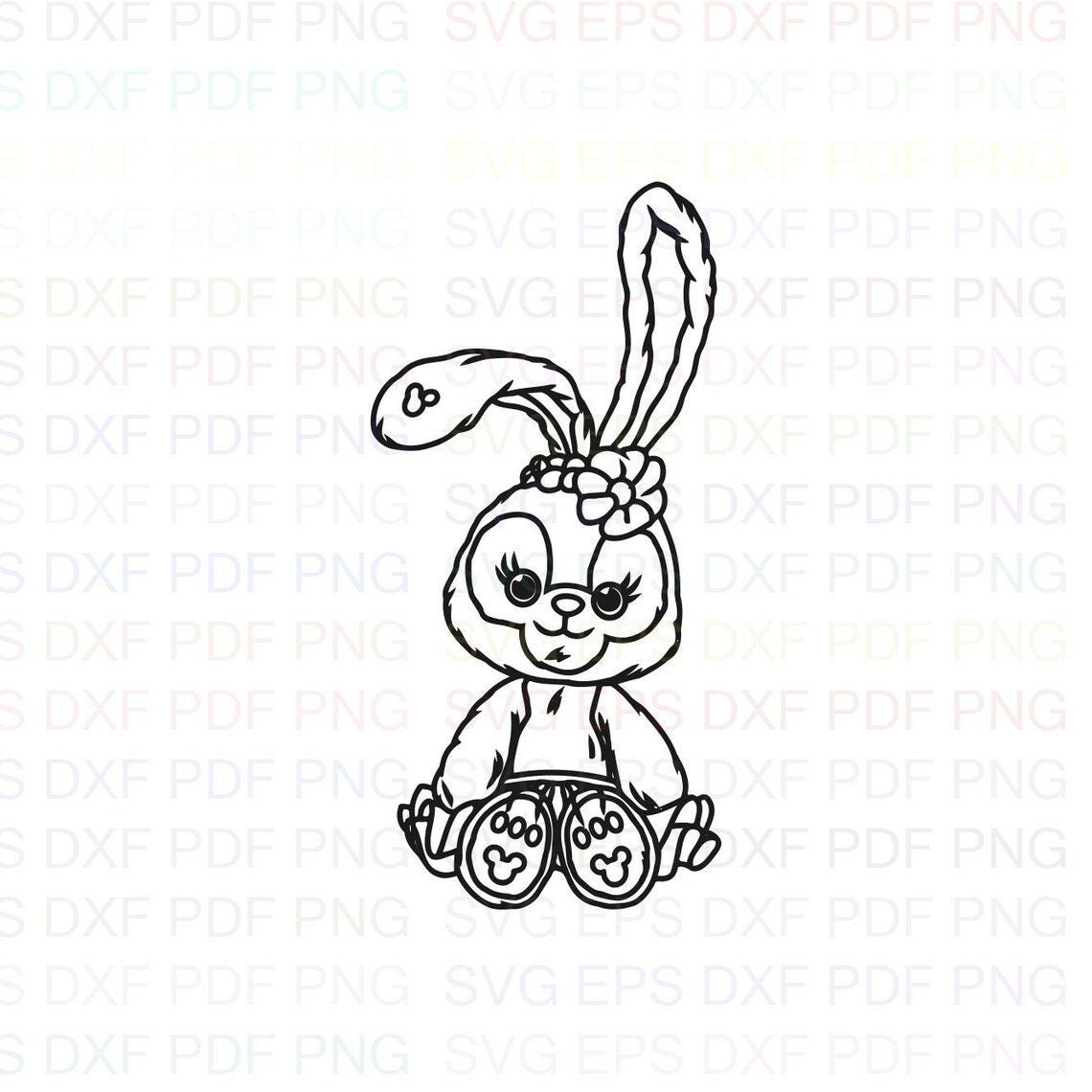 Stella_lou_duffy_and_friends Svg Outline Dxf Eps Pdf Png, Cricut ...