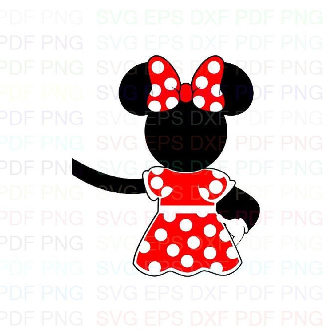 Mickey_mouse_minnie Svg Dxf Eps Pdf Png, Cricut, Cutting File, Vector ...