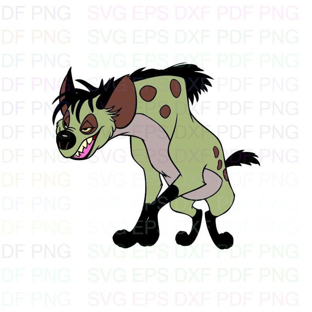 Banzai_the_lion_king_16 Svg Dxf Eps Pdf Png, Cricut, Cutting File ...