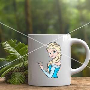 Elsa_frozen Svg Dxf Eps Pdf Png, Cricut, Cutting File, Vector, Clipart ...