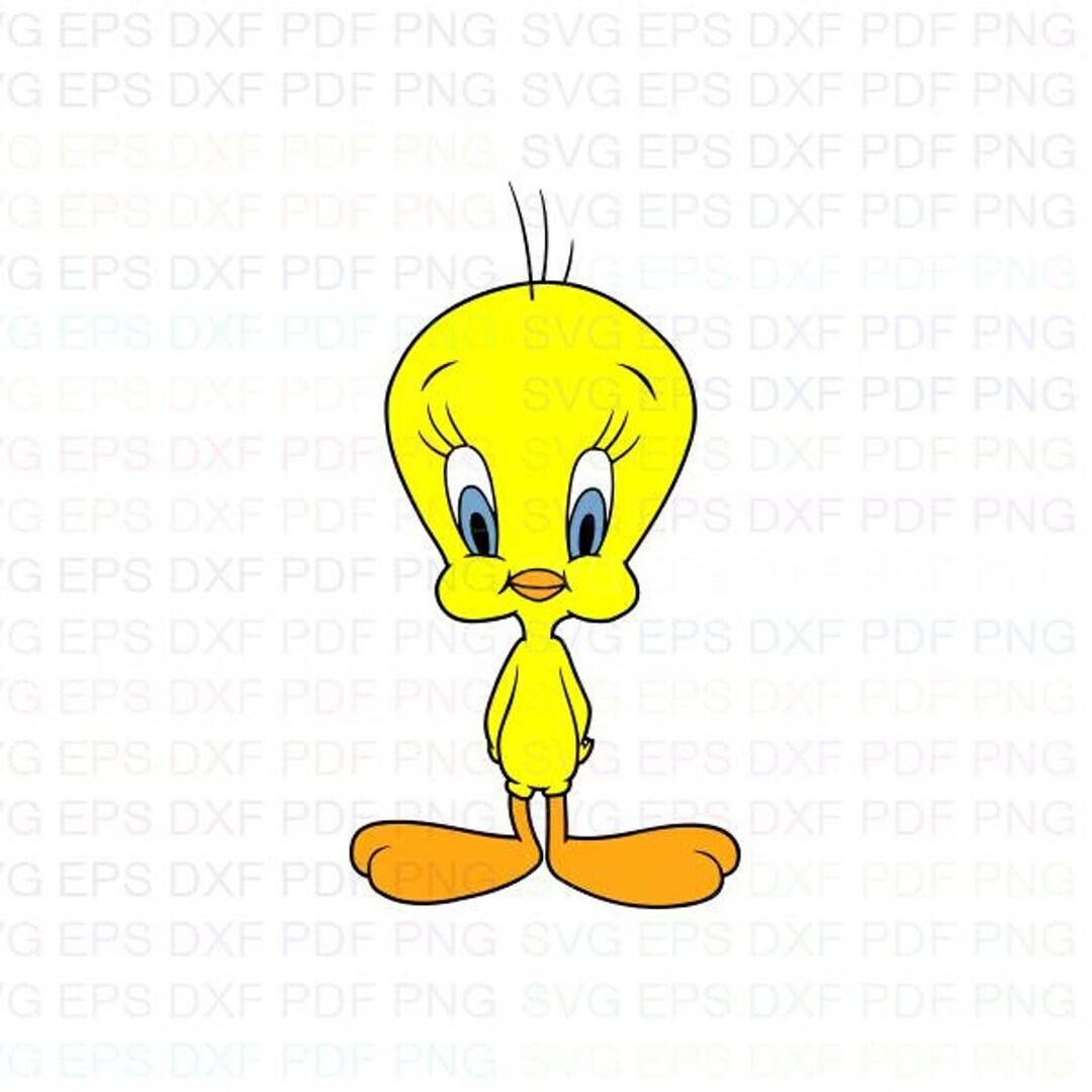 Tweety_2_tweety_and_sylvester Svg Dxf Eps Pdf Png, Cricut, Cutting File ...
