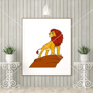 Mufasa_the_lion_king_3 Svg Dxf Eps Pdf Png, Cricut, Cutting File ...