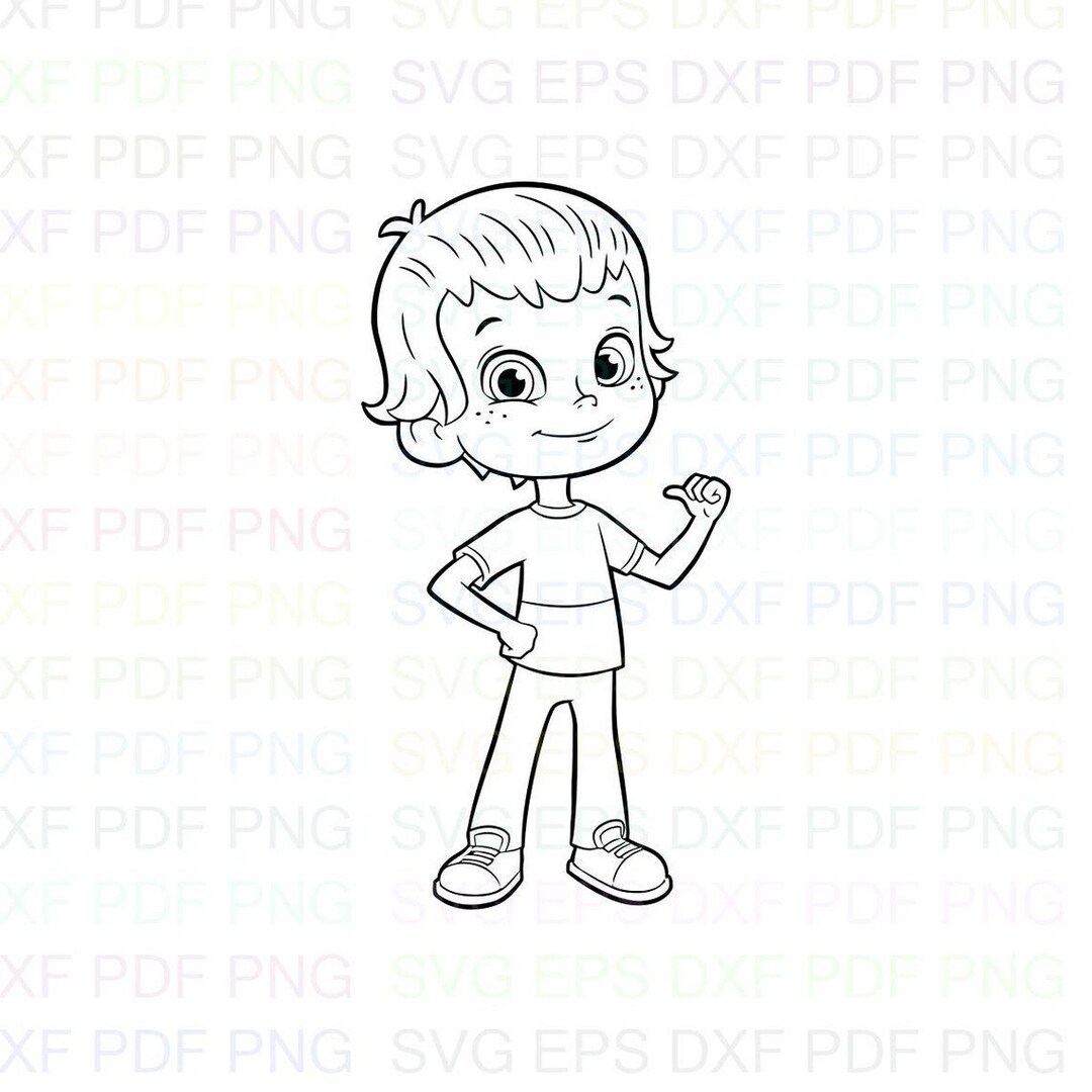 Liam_rusty_rivets Svg Outline Dxf Eps Pdf Png, Cricut, Cutting File ...