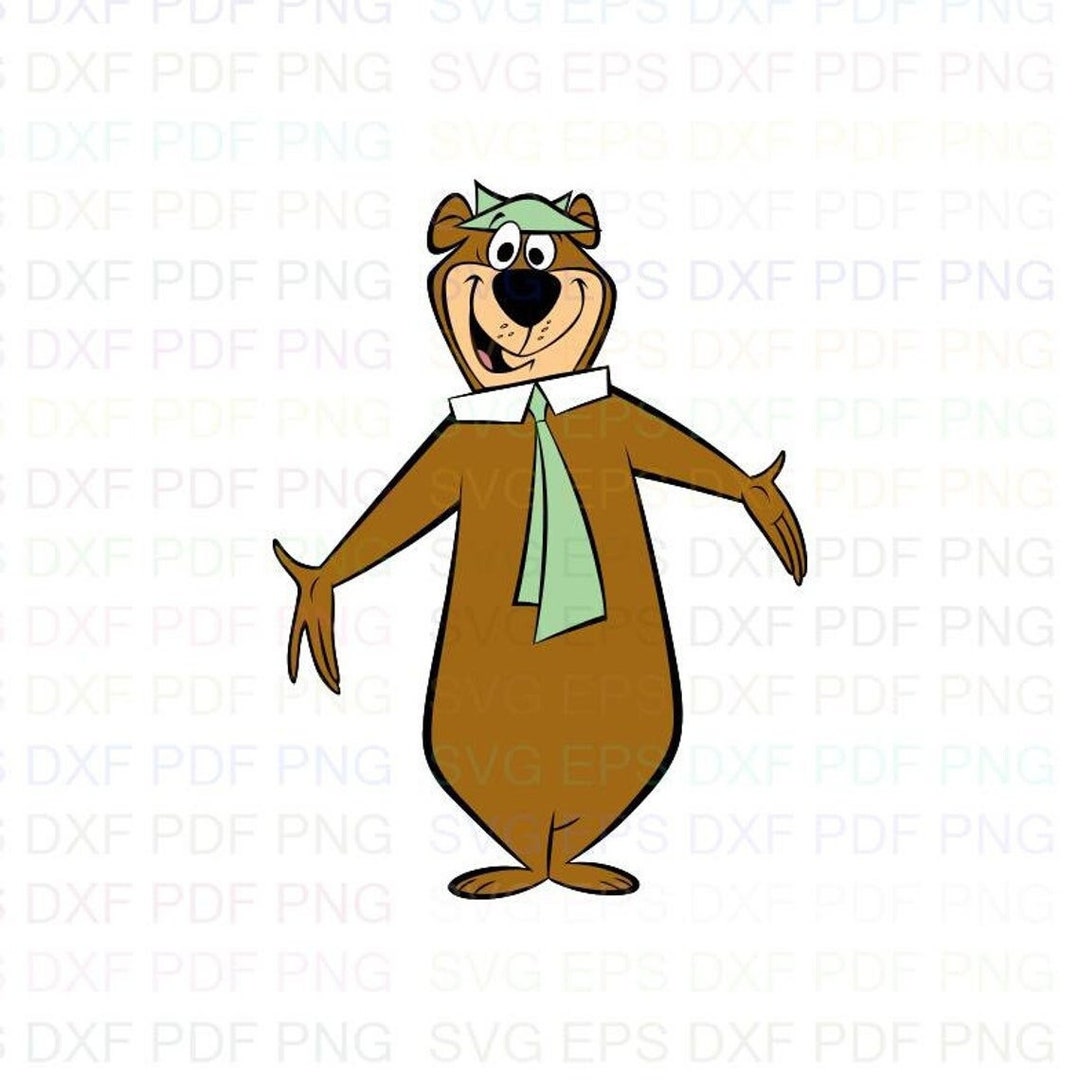 Yogi_bear_3 Svg Dxf Eps Pdf Png, Cricut, Cutting File, Vector, Clipart ...