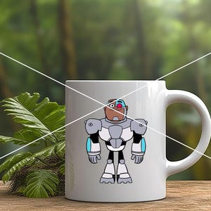 Go_cyborg_teen_titans Svg Dxf Eps Pdf Png, Cricut, Cutting File, Vector ...