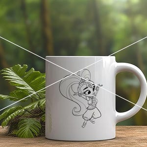 Shine_2_shimmer_and_shine Svg Outline Dxf Eps Pdf Png, Cricut, Cutting ...