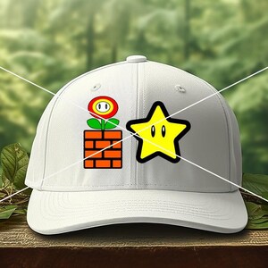Super_mario_flower_power_and_star Svg Dxf Eps Pdf Png, Cricut, Cutting ...