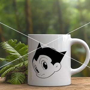 Astro_boy_0002 Svg Outline Dxf Eps Pdf Png, Cricut, Cutting File ...