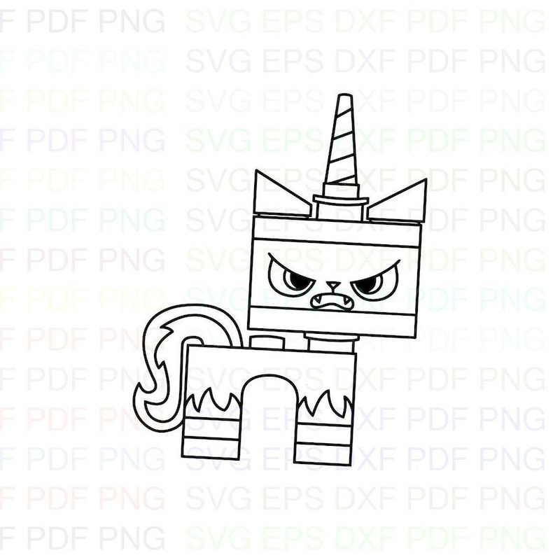 Unikitty Svg - Etsy